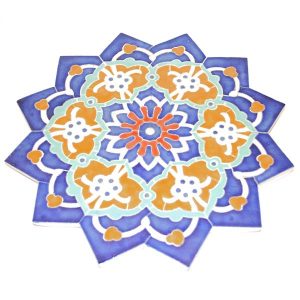 Unique Mosaic Star Tile With Versatile And Colourful Design