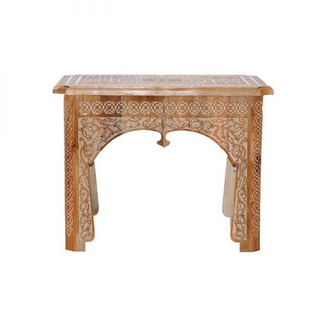 Islamic Wooden Carved Table For High-Class Interior